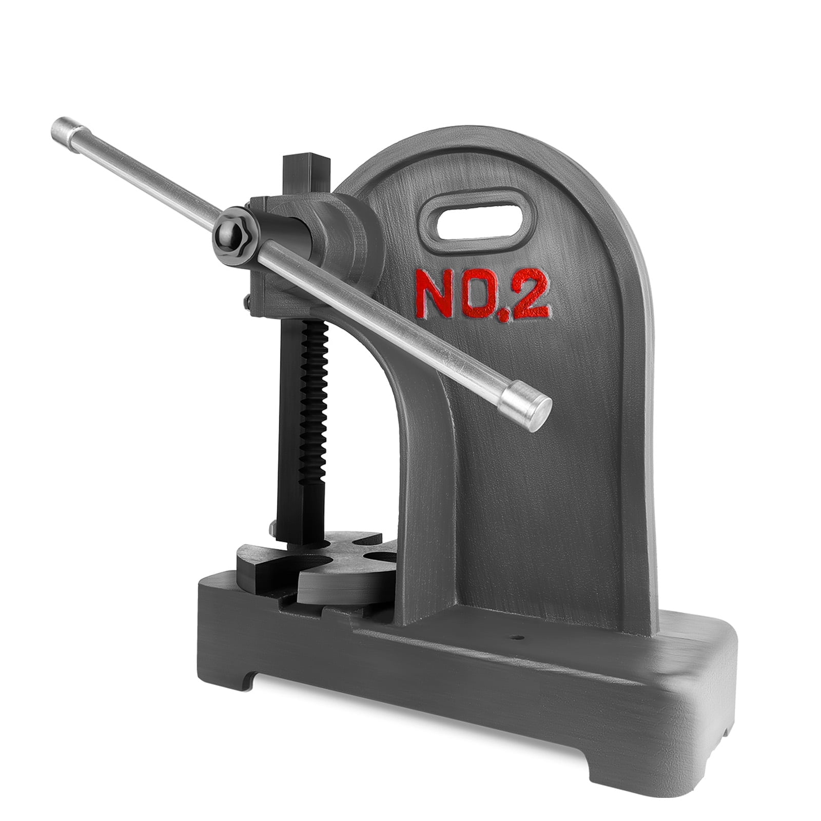 Black Industrial Arbor Press, Dual-Surface Ram, 2 Ton Rating, Manual ...