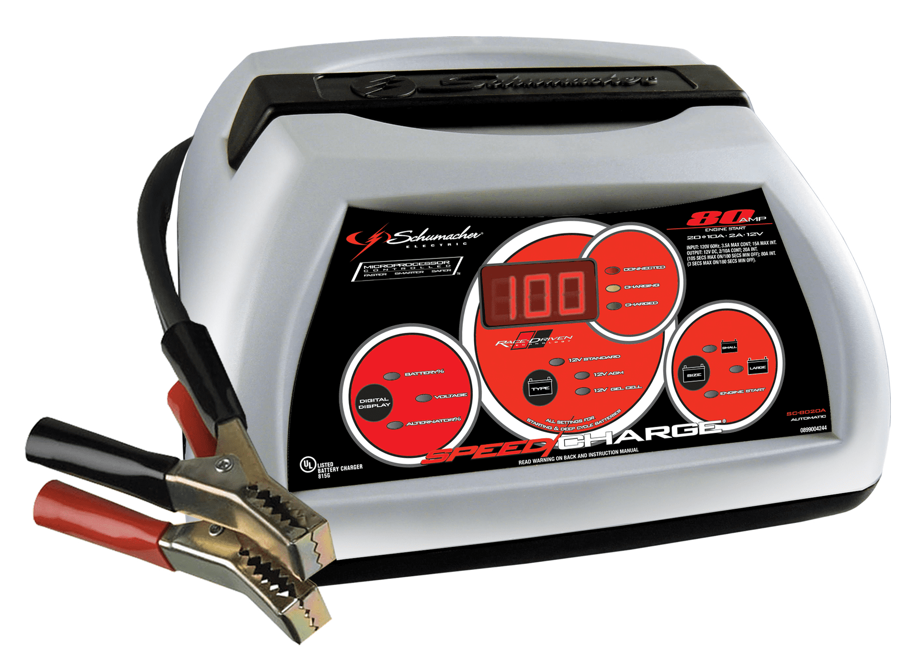 Bench Charger, 80/20-10/2 Amp, Speedcharge Auto - Walmart.com