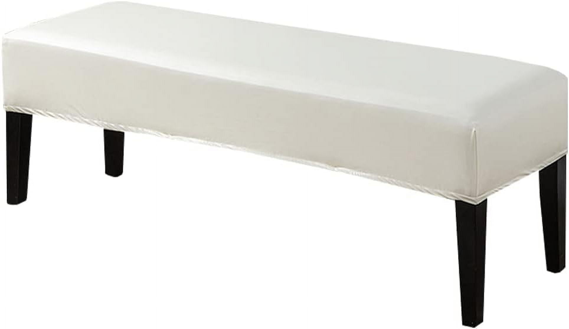 Bench Covers for Dining Room,Waterproof PU Dining Bench Cover Removable ...