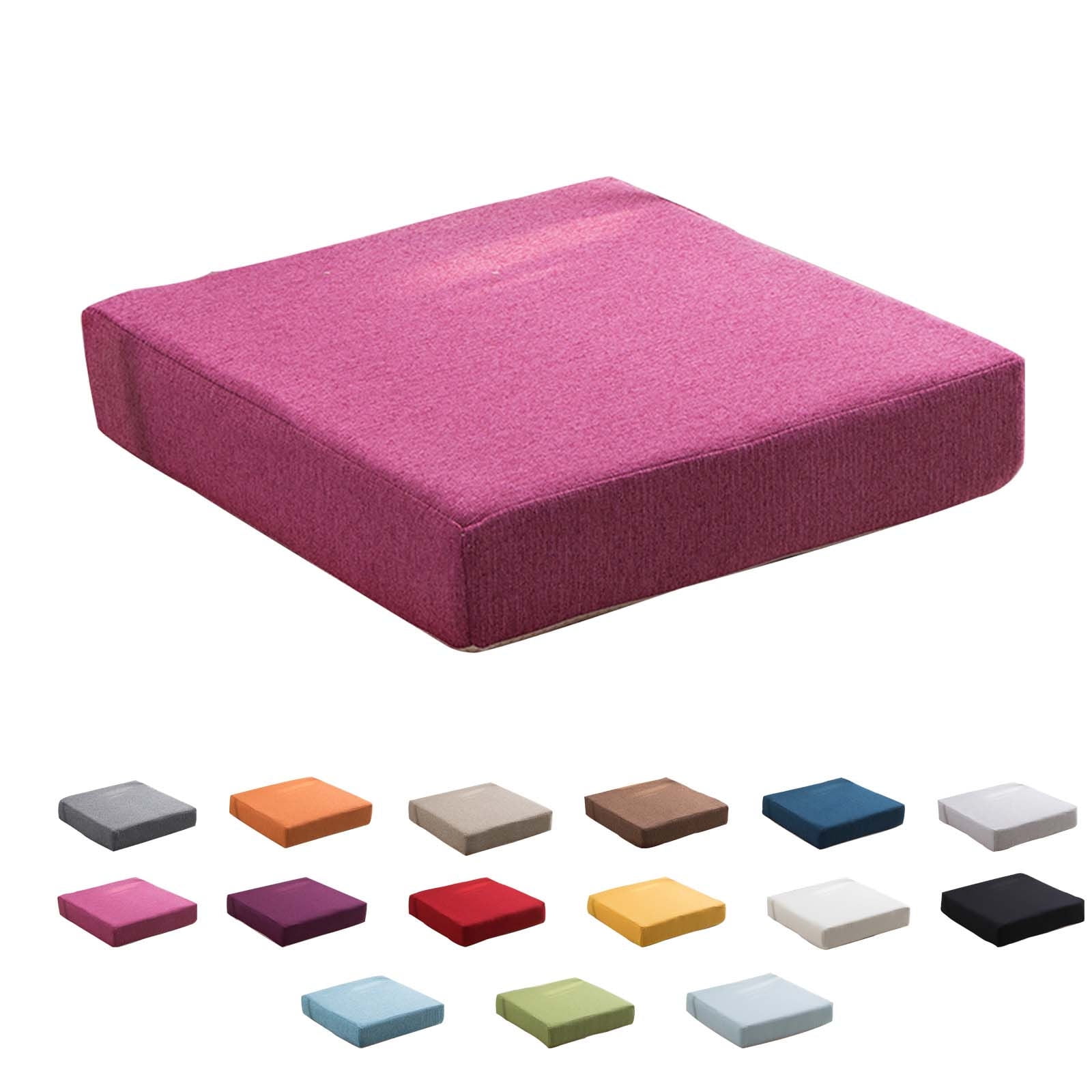 Bench Cushion Square Detachable Non-Slip Thick Seat Cushion Chair Pad ...