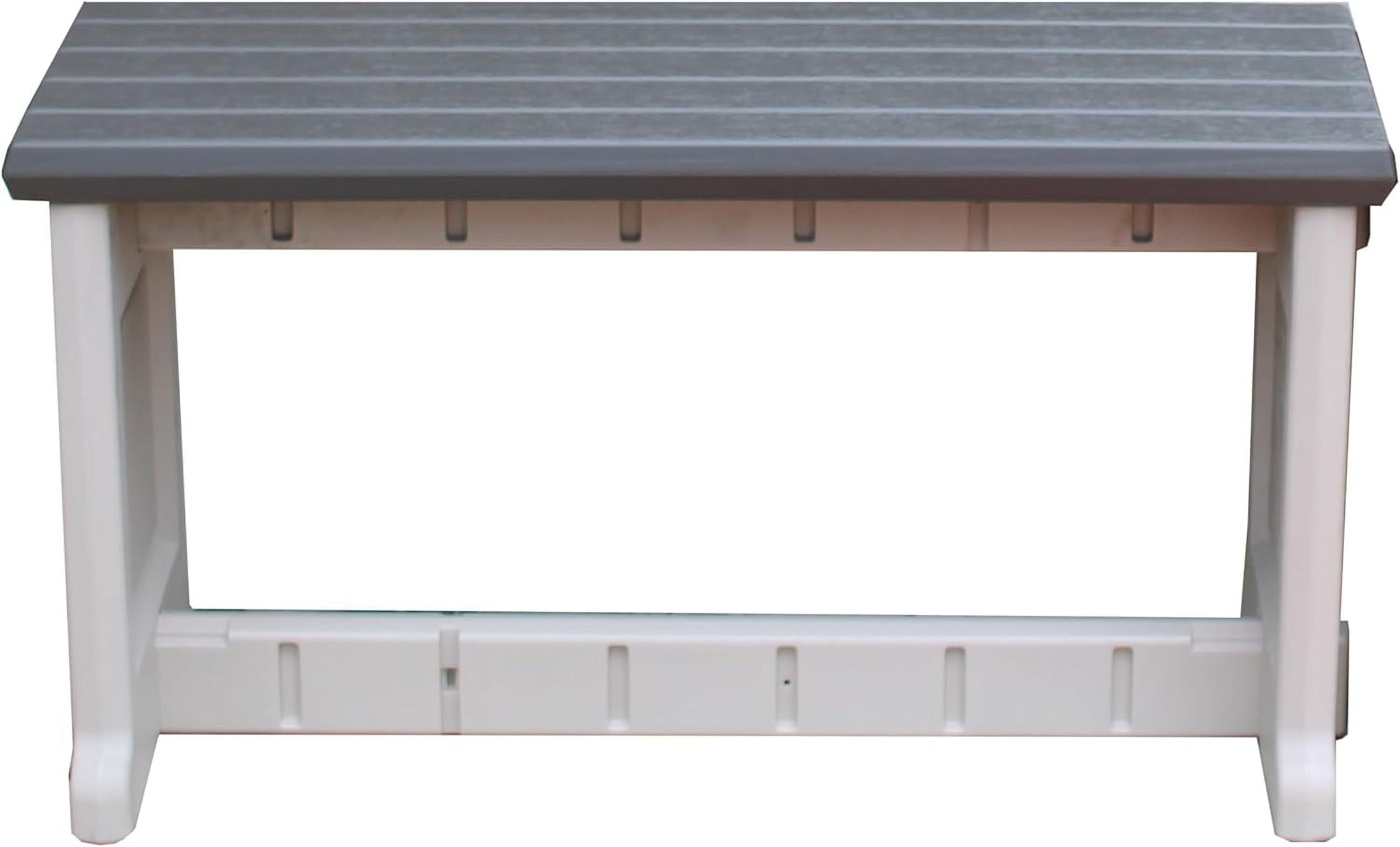 Bench, Deep Grey Top with Warm Grey Sides, 1 Pack - Proudly Made in The ...