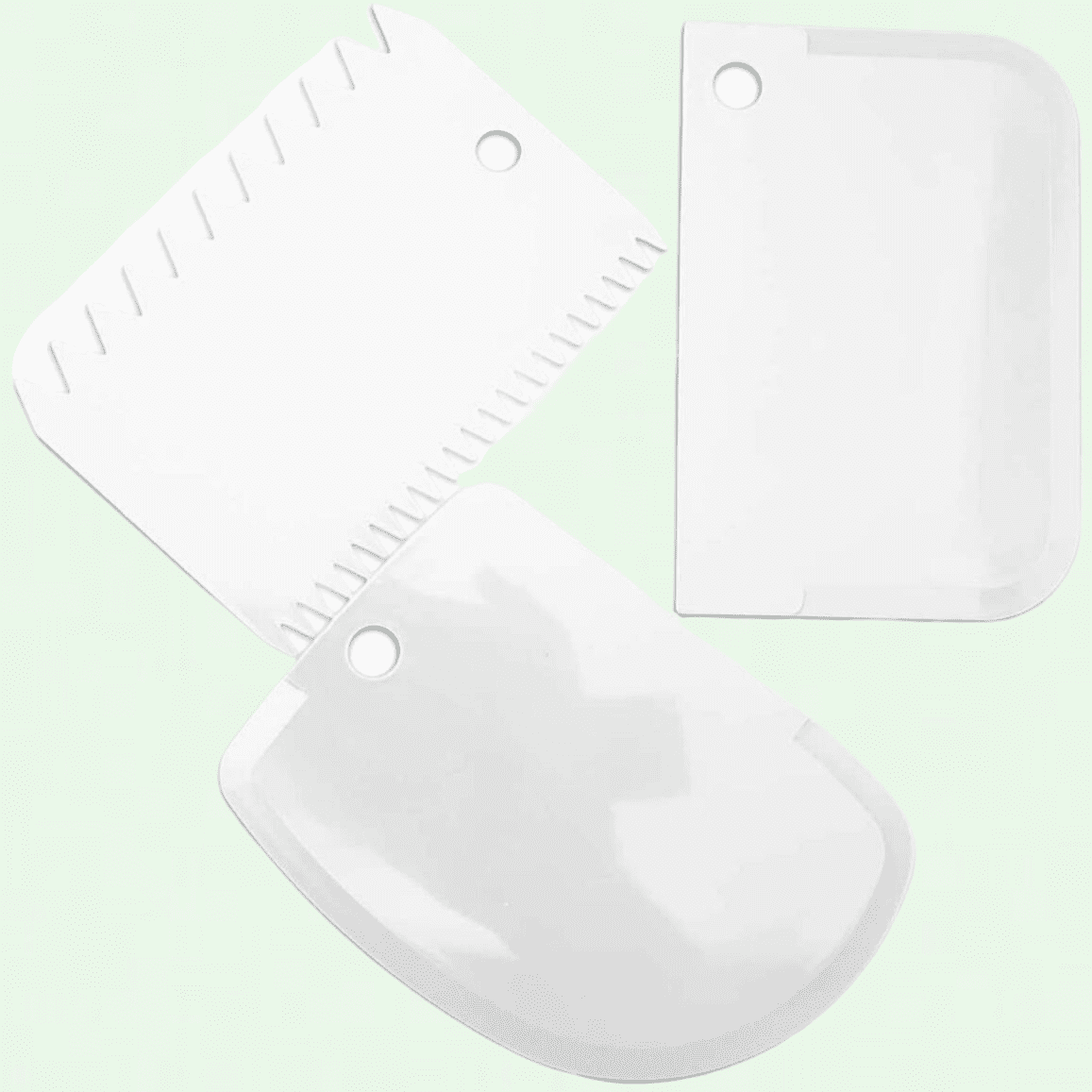 Bench Fondant Cake Bread Dough Scraper Icing Bowl Spatula Knife Flat ...