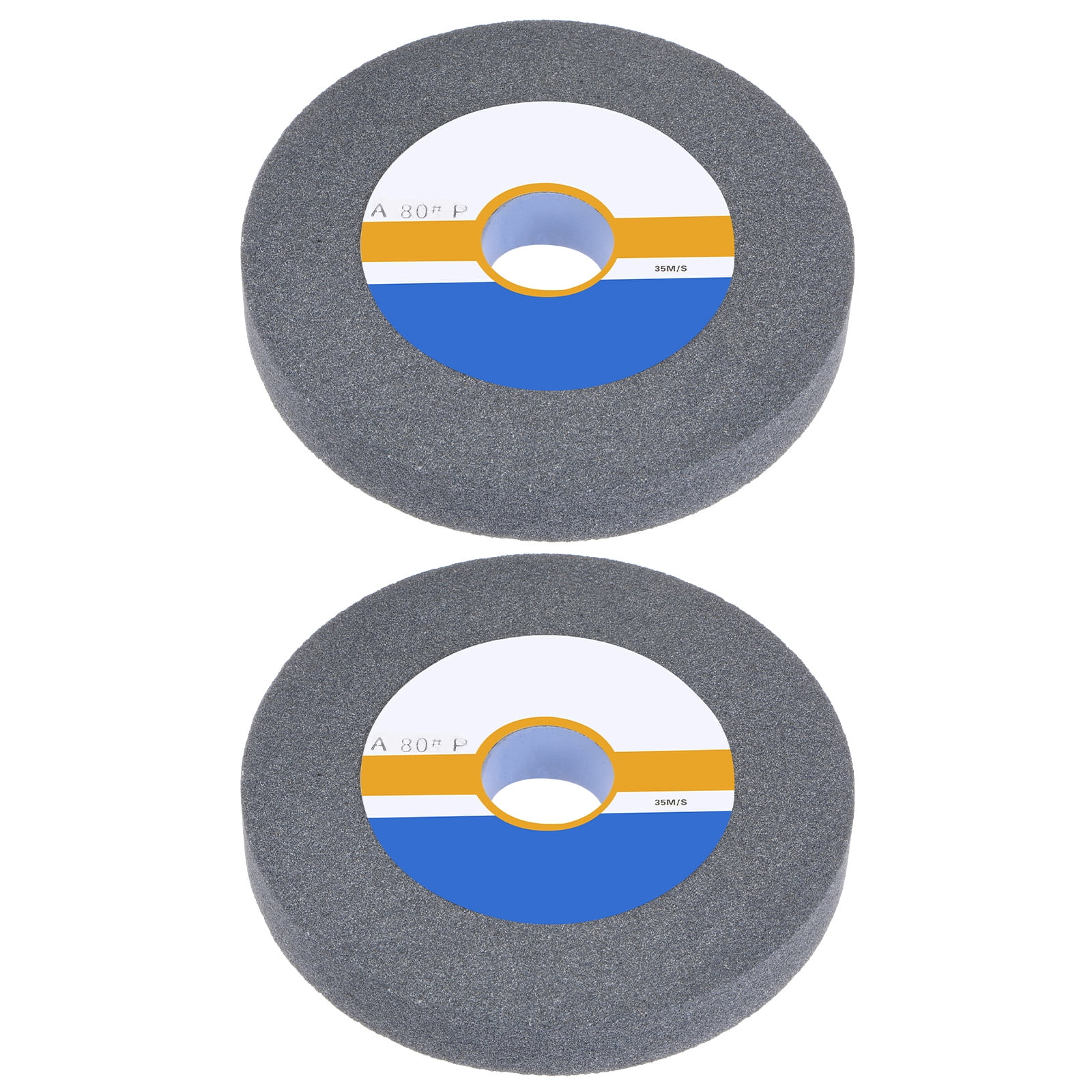 Bench Grinding Wheel 6 Inch 80 Grit 0.8" Thickness 11/4 Inch Arbor ...
