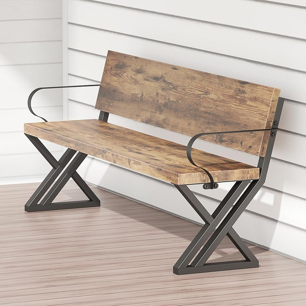 Bench Legs 16 Inch Triangle Metal Chair Base Legs with Backrest Bracket ...