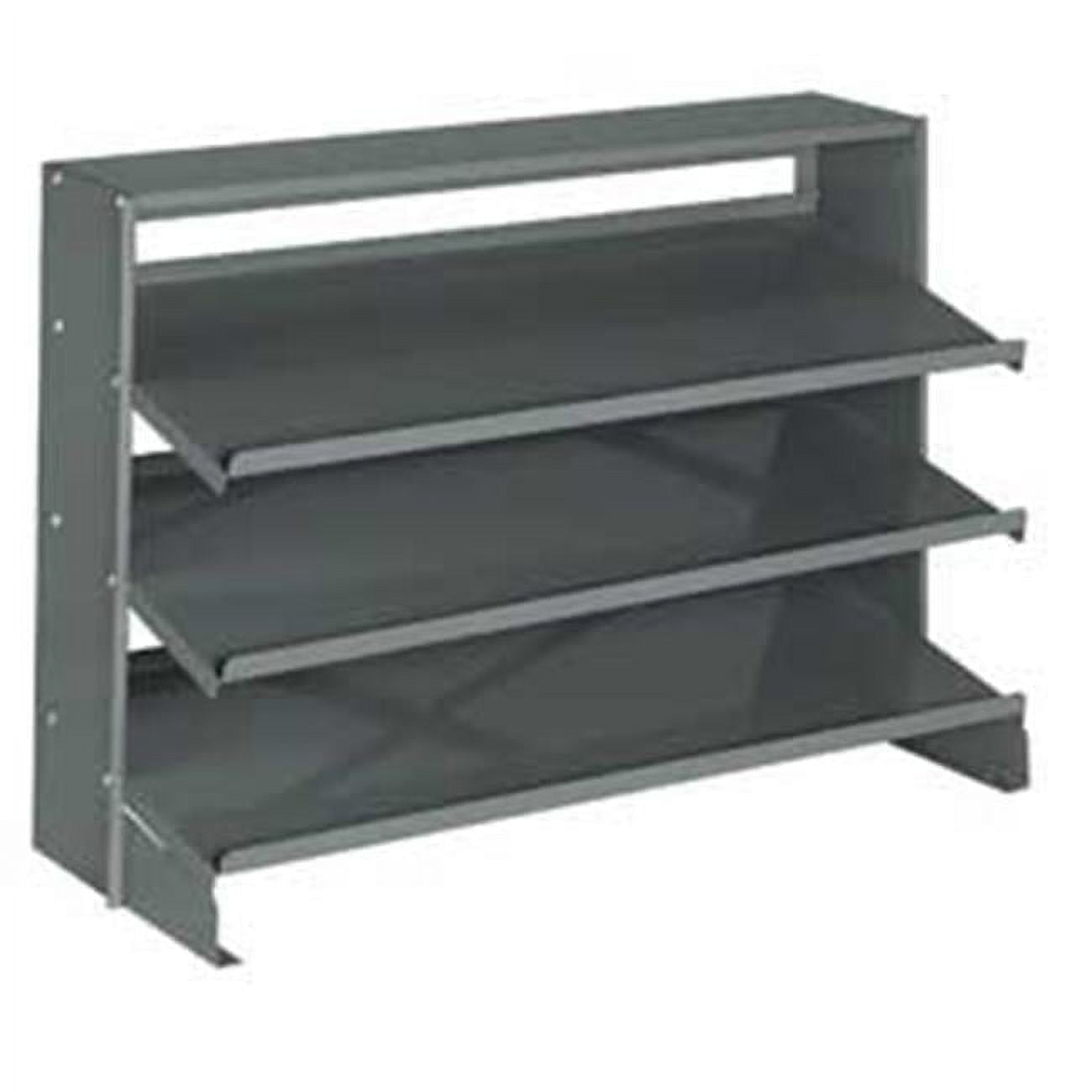 Bench Pick Rack for Corrugated Shelf Bins - Gray - Walmart.com