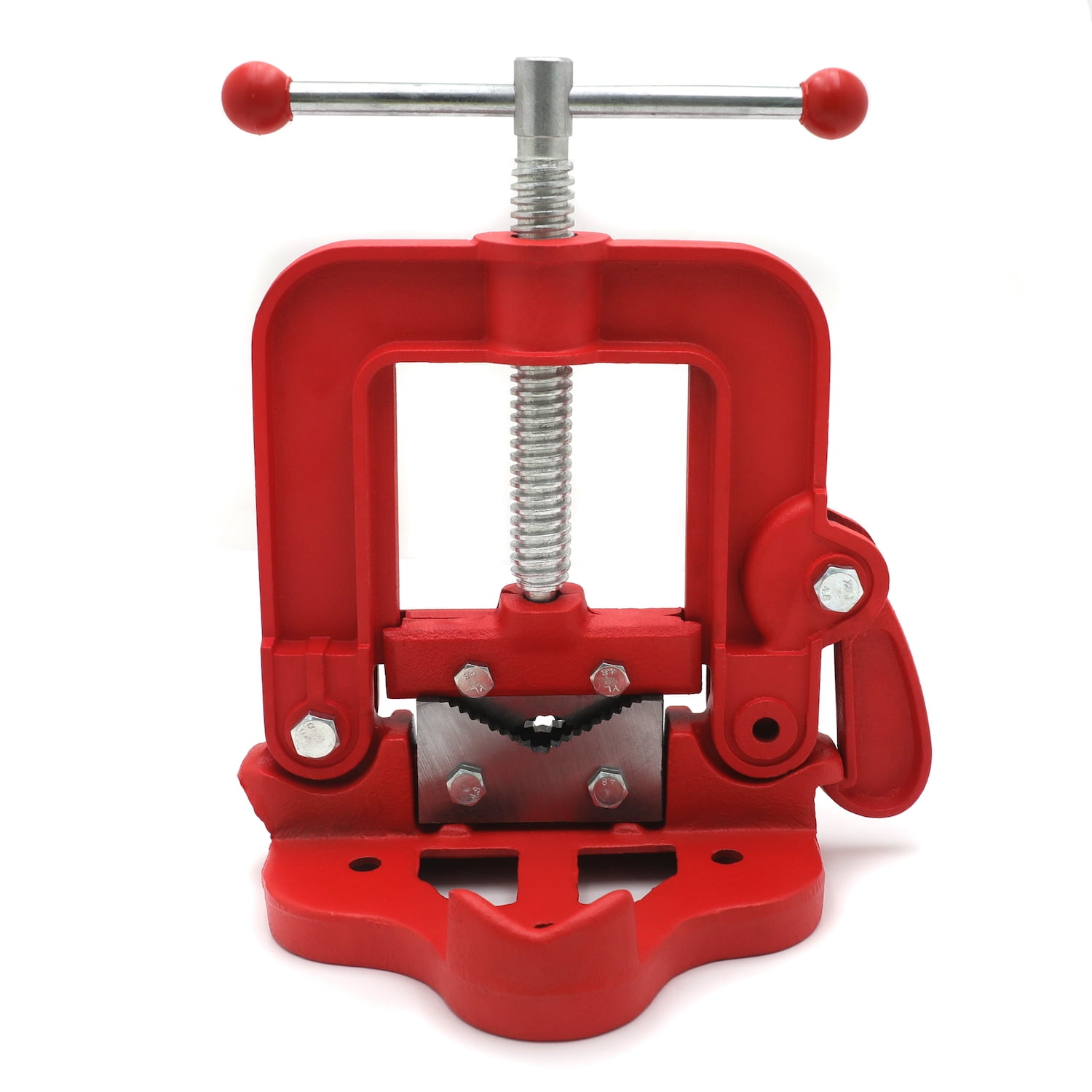 Walmart Bench Pipe Vise, Hinged Yoke Clamp, Pipe Threader Plumbing ...