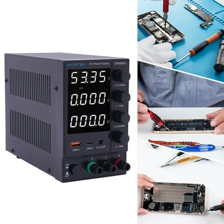 Bench Power Supply Lab Variable Adjustable Switching Regulated 0-60V 0 ...