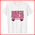 Bench Press Enthusiast Pink Gym Exercise Fitness Weightlifting Art Tee ...