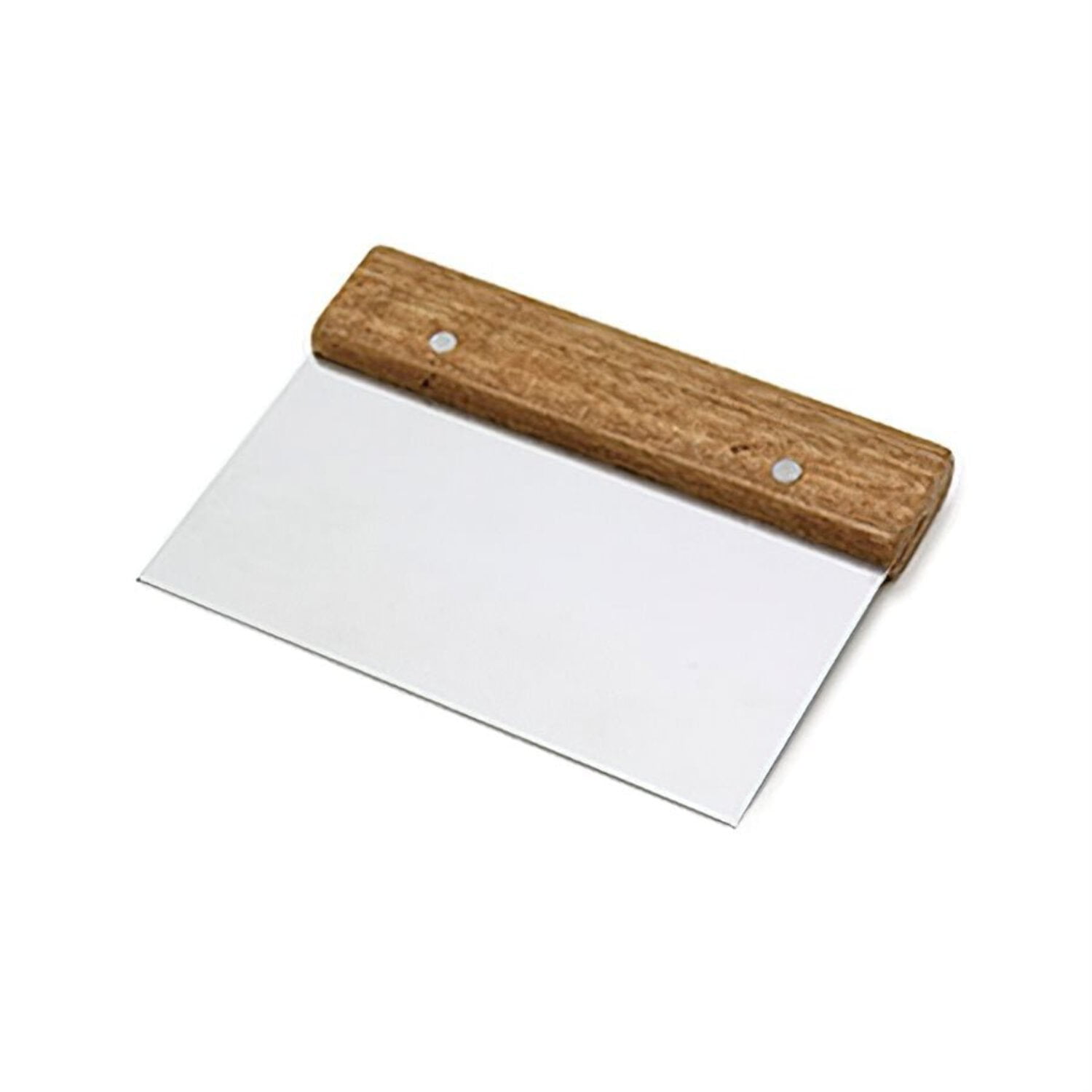 Bench Scraper 4X6 Inch, Stainless Steel with Wood Handle - Walmart.com