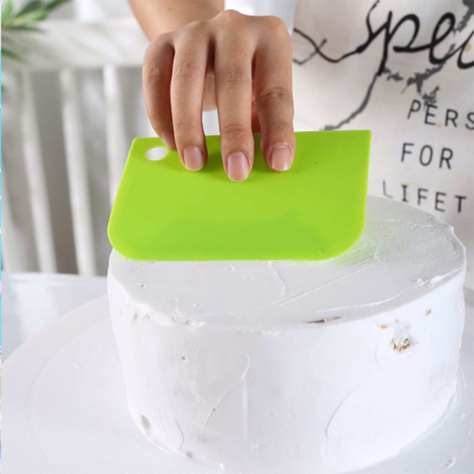 Bench Scraper,Dough Scraper,Bowl Scraper,Food Scraper Tool,Cake Scraper ...