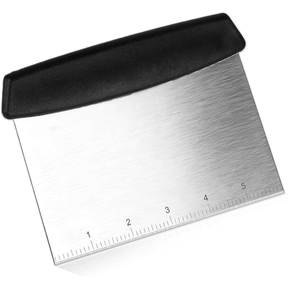 Bench Scraper,Dough Scraper,Premium Stainless Steel Dough Cutter with ...