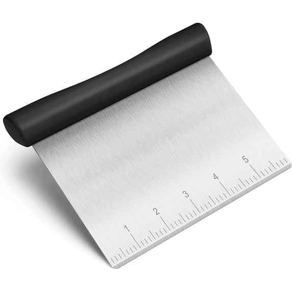 Bench Scraper, Stainless Steel Dough Scraper, Pastry Scraper, Pizza and ...
