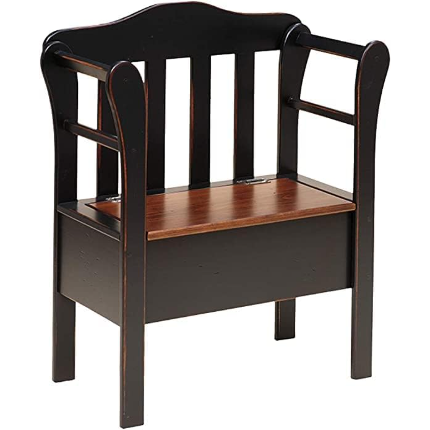 Bench with Storage - Small Wooden Storage Bench for Entryway Hallway ...