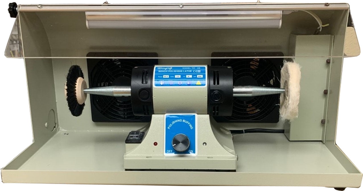Bench Top Polisher, Variable Speed, Powerful 2/5 HP Motor, with LED ...