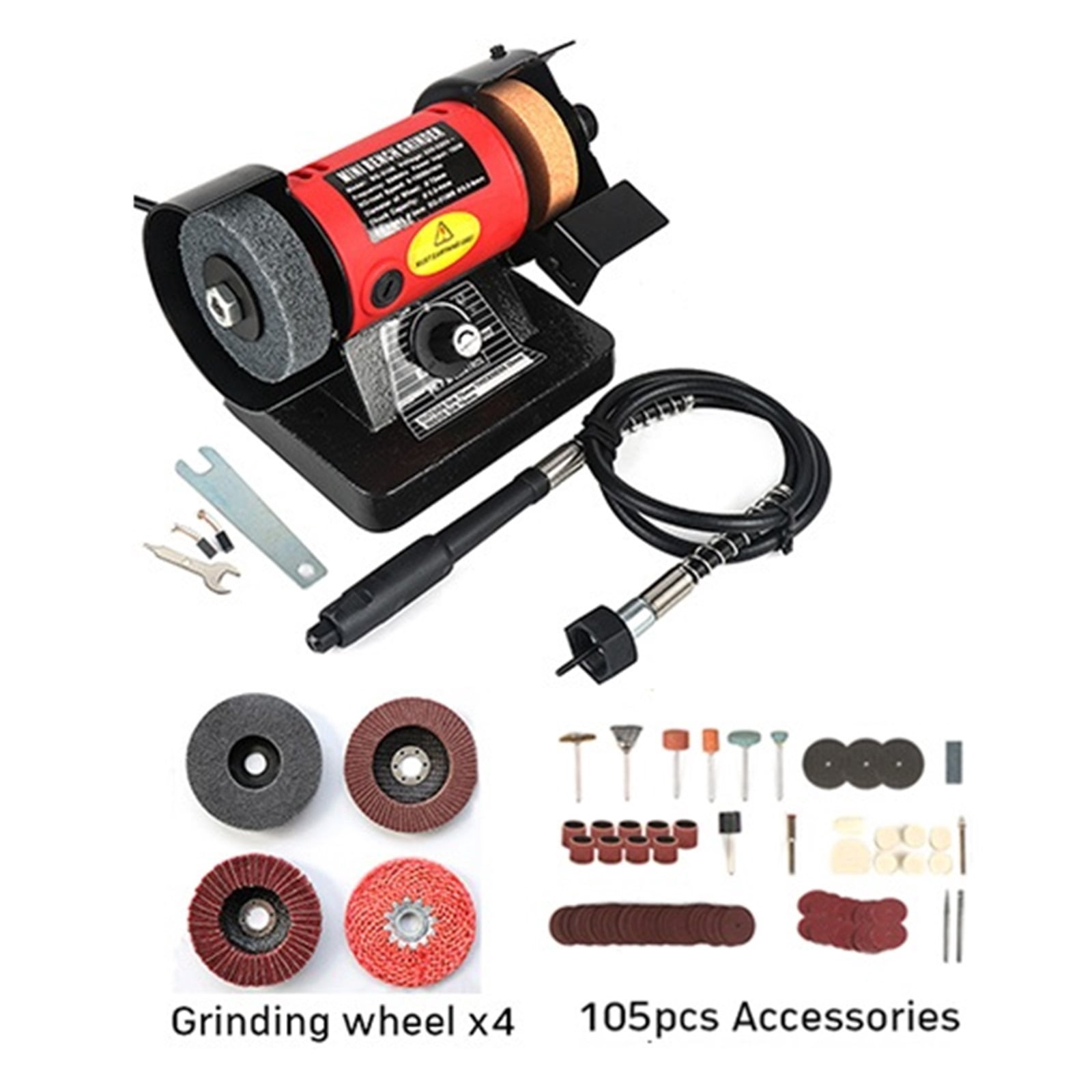 Bench Versatility Grinder Electric Grinder Polishing Machine Polisher ...