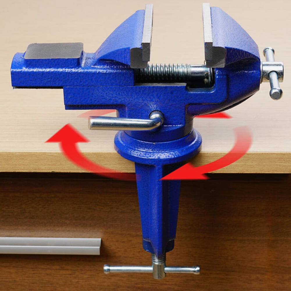 Bench Vice Machine Vise Clamp Steel Adjustable Multifunction Diy ...