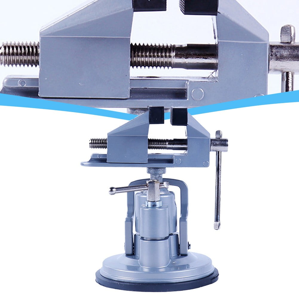 Bench Vise Vacuum Base Vise Multi-Angle Rotate 3.15In Jaw Width For ...
