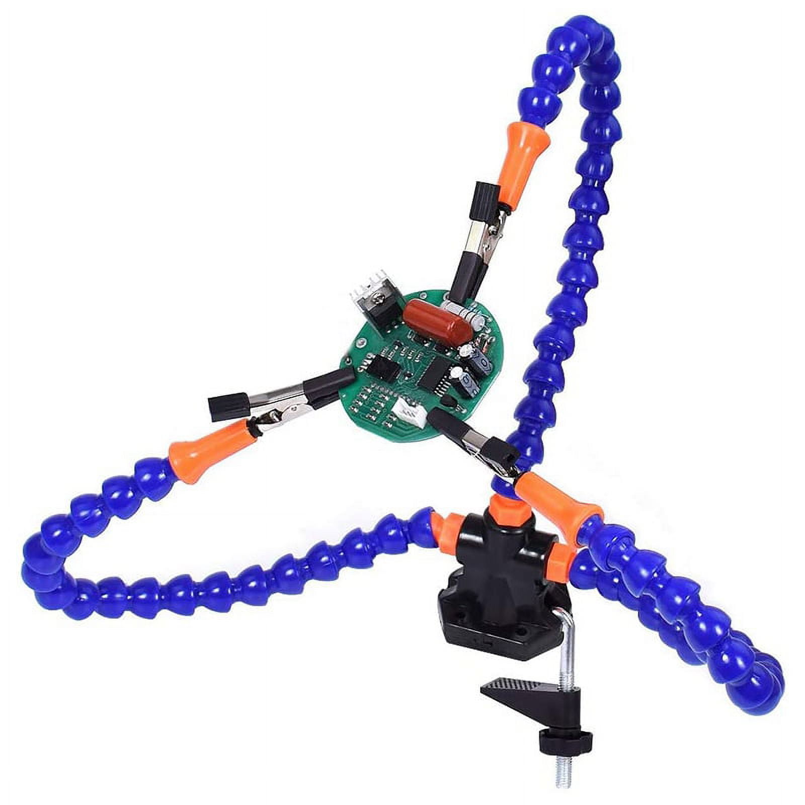 Bench Vise Work Bench Vise Welding Table with 3 Flexible Arms Soldering ...