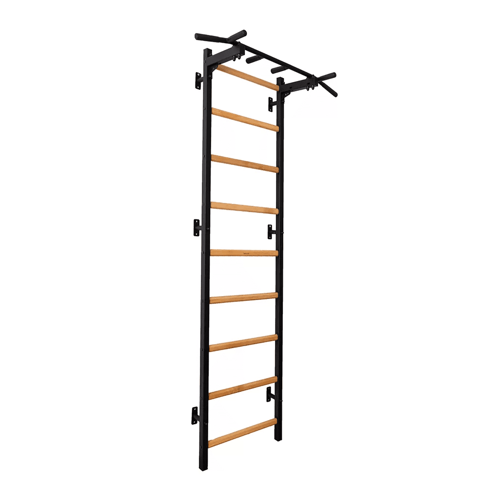 BenchK 721 Black Stall Bar exercise rehabilitation equipment with fixed ...