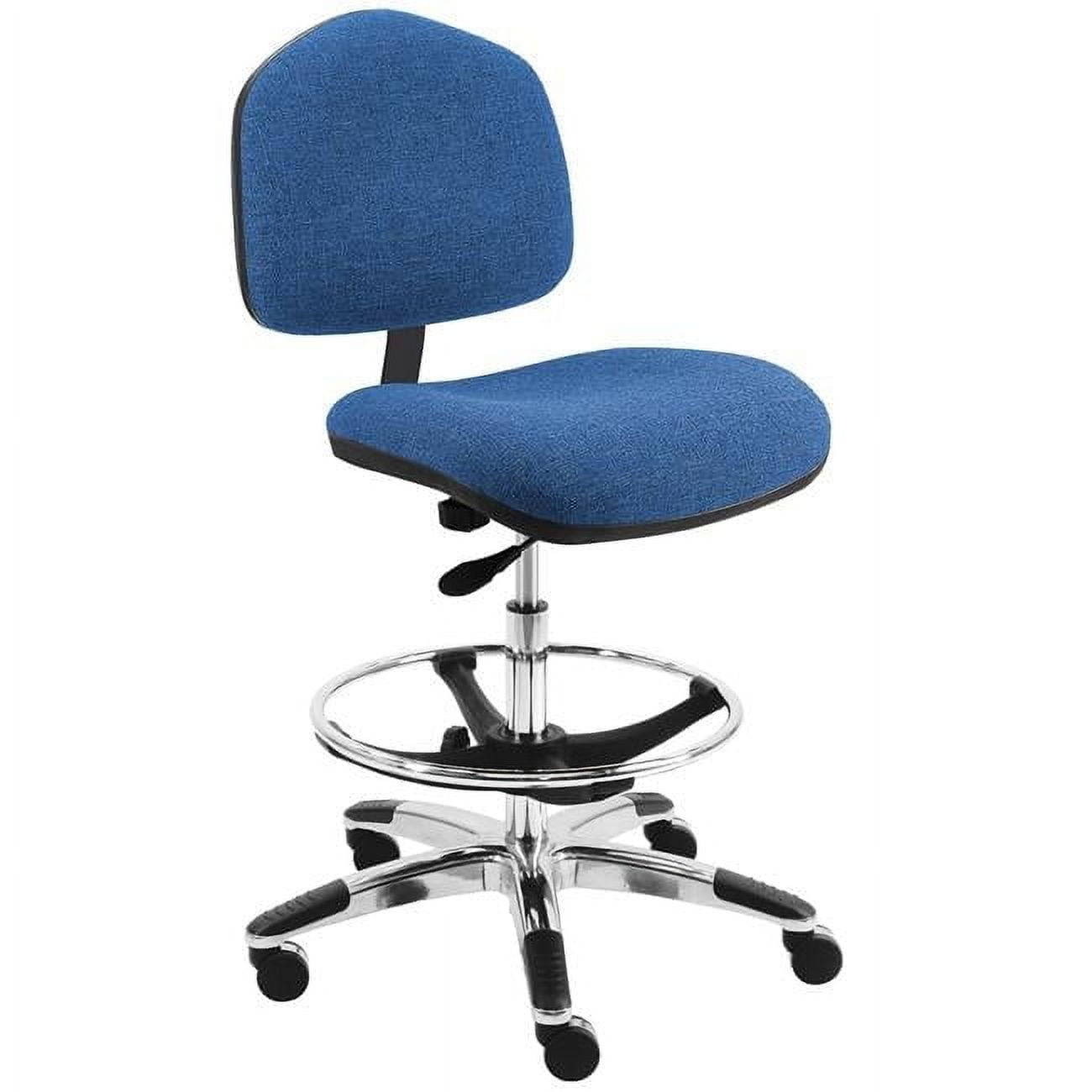 BenchPro Fabric Wide Seating Chair with 18 in. Adjustable Footring ...