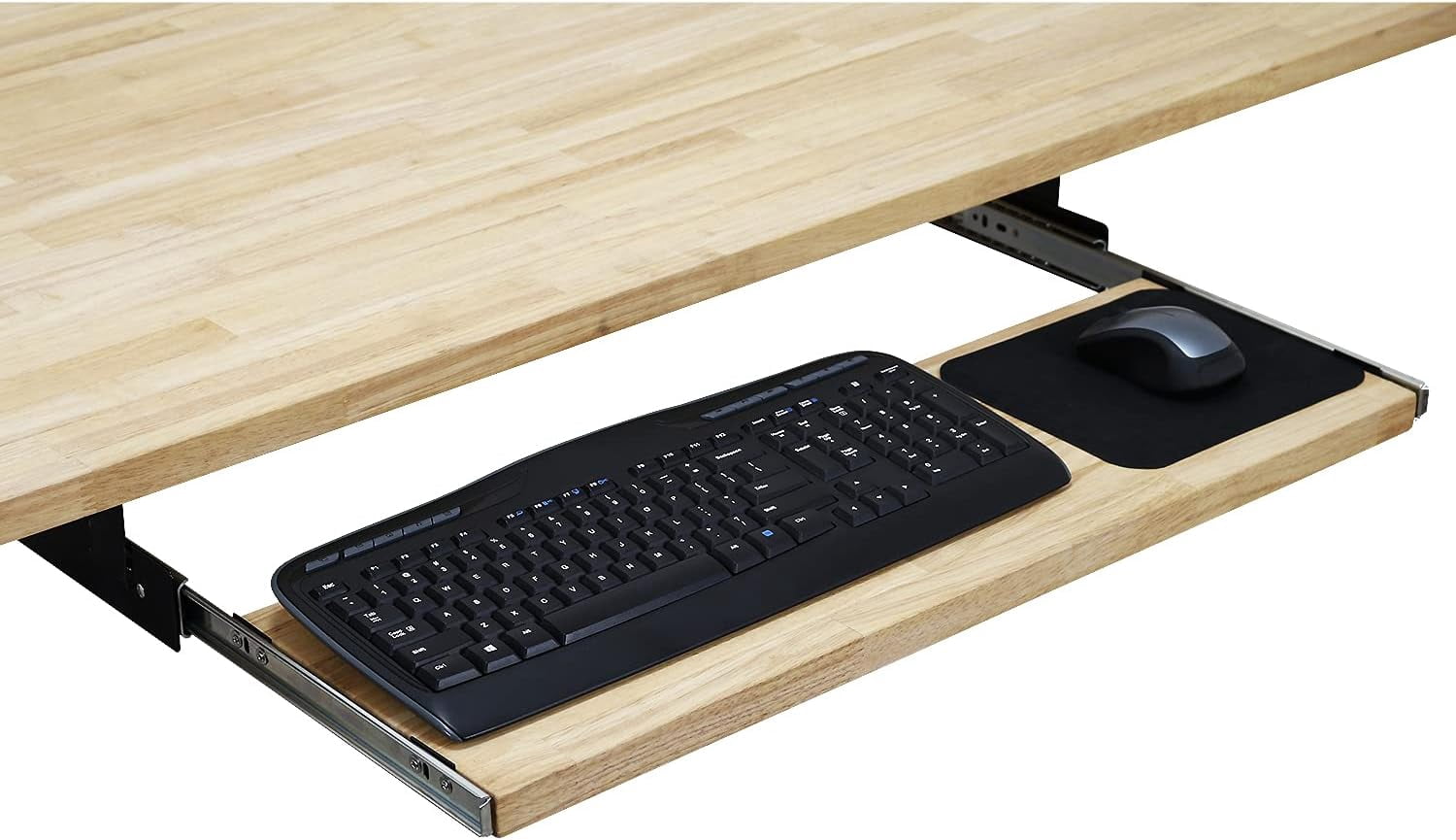 BenchPro Keyboard Tray Hardwood Butcher Block, 9" D x 27" L - Walmart.com