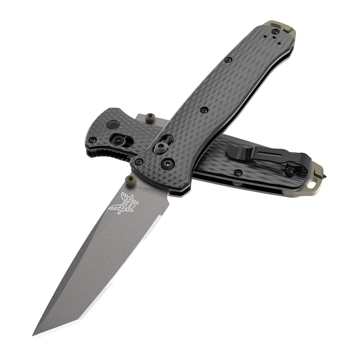 Benchmade Tanto Blade Black Aluminum Handle Folding Knife - BM-537GY-03 ...