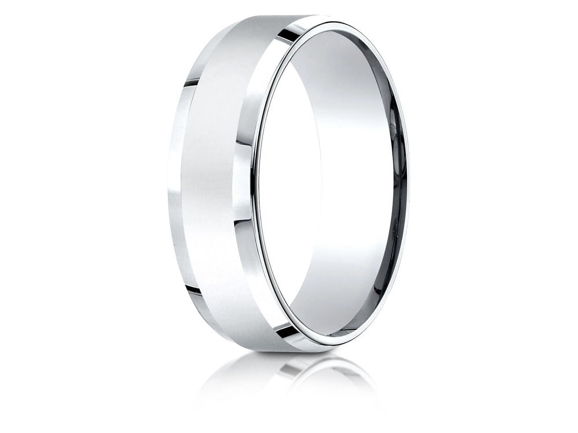Benchmark 10k Gold 7mm Comfort-fit High Polished Carved Design Band ...