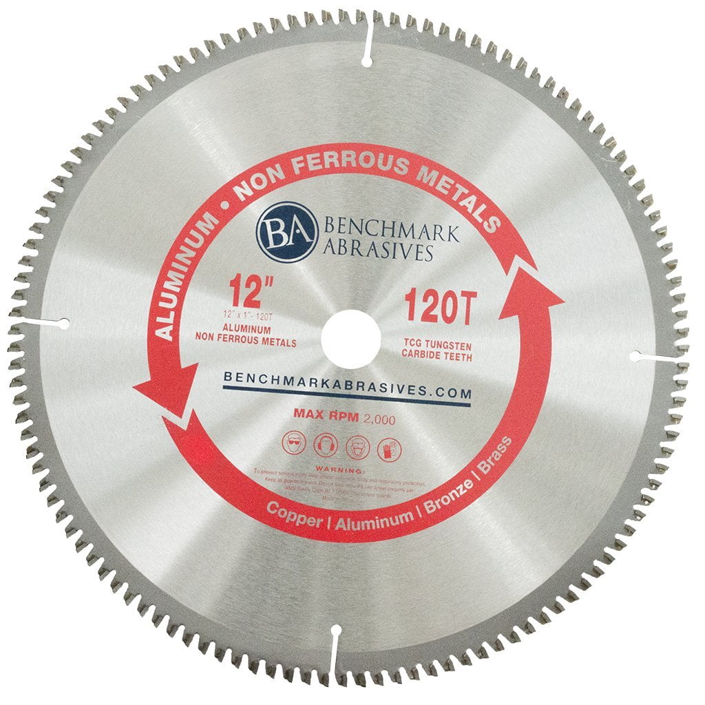 Benchmark Abrasives 12" TCT Saw Blade with 1" Arbor, Circular Saw ...