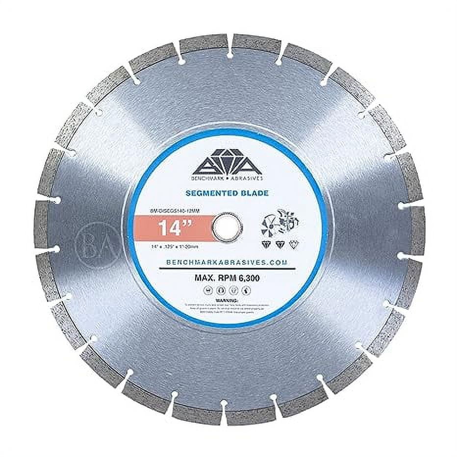 Benchmark Abrasives 14" Segmented Diamond Blade With Steel Core - Walmart.com