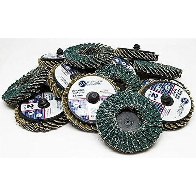 Benchmark Abrasives 2" Quick Change Zirconia Flap Disc Grinding Wheel ...