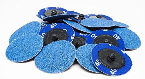 Benchmark Abrasives 2" Quick Change Zirconia Sanding Discs with a Male ...