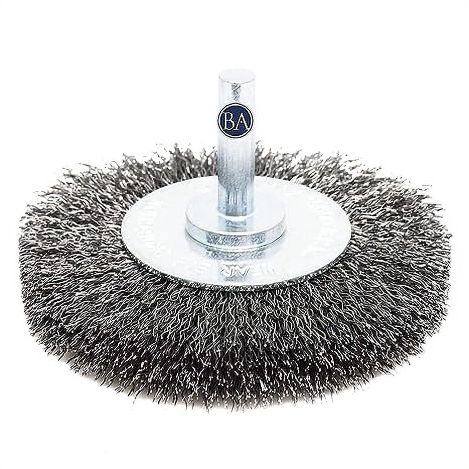 Benchmark Abrasives 3" Mounted Crimped Wire Wheel For Narrow Holes ...