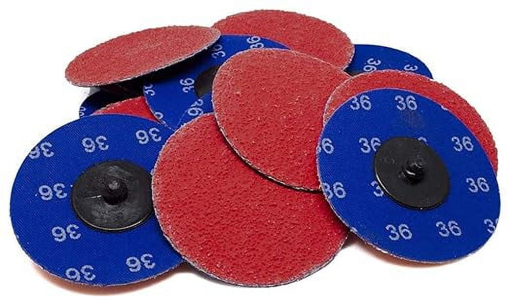Benchmark Abrasives 3" Quick Change Ceramic Sanding Discs with a Male R ...