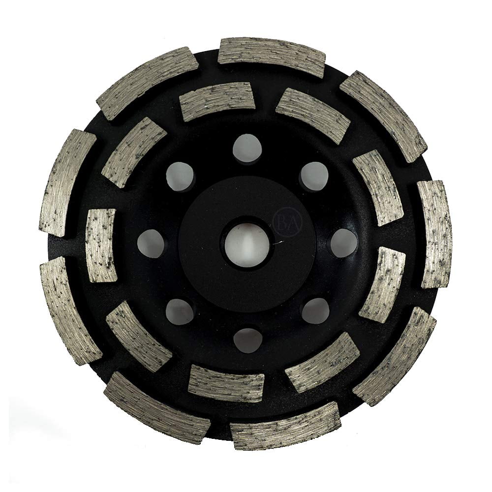 Benchmark Abrasives 4.5 Inch Threaded Double Row Type Diamond Grinding ...