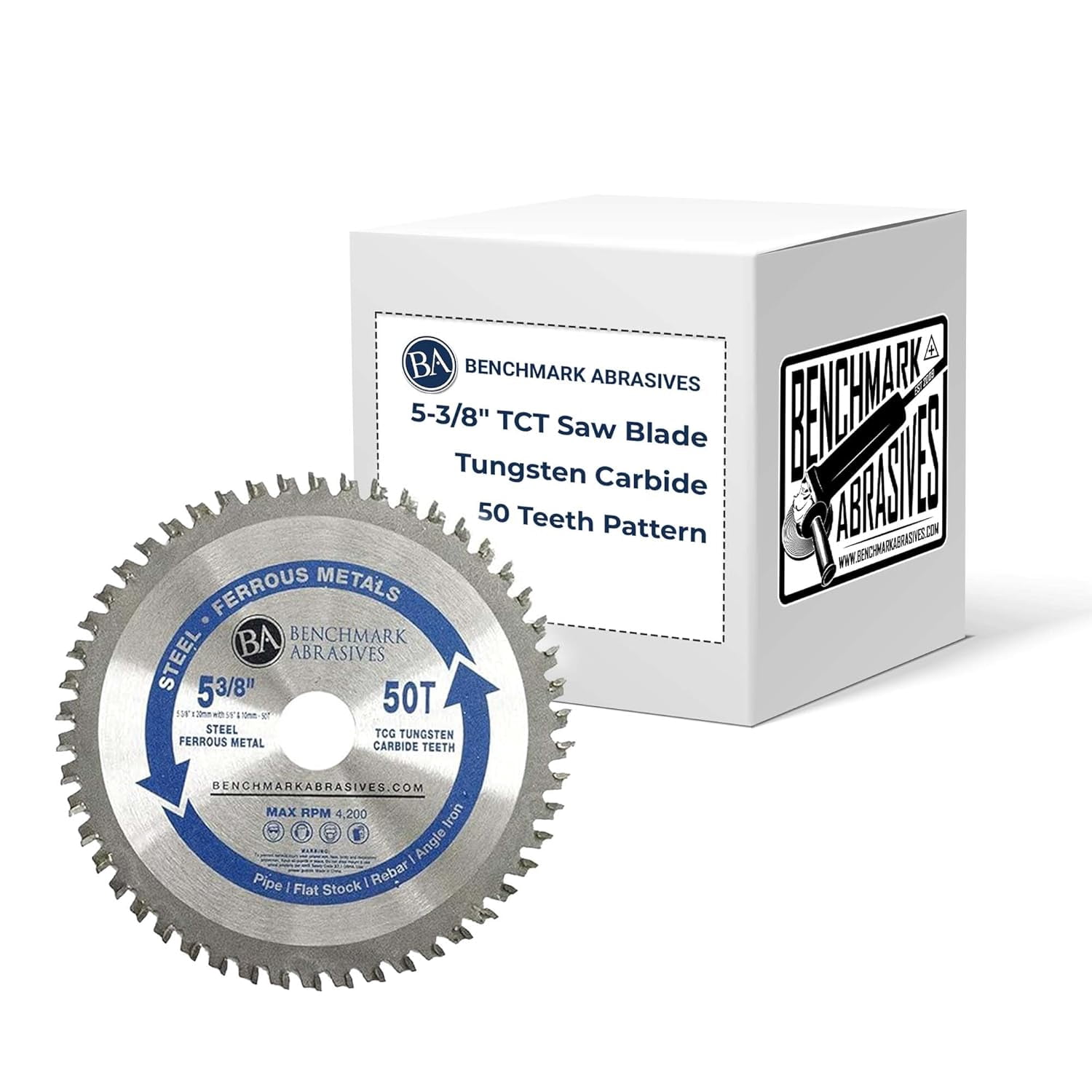 Benchmark Abrasives 5-3/8" TCT Saw Blades, Tungsten Carbide Tipped ...
