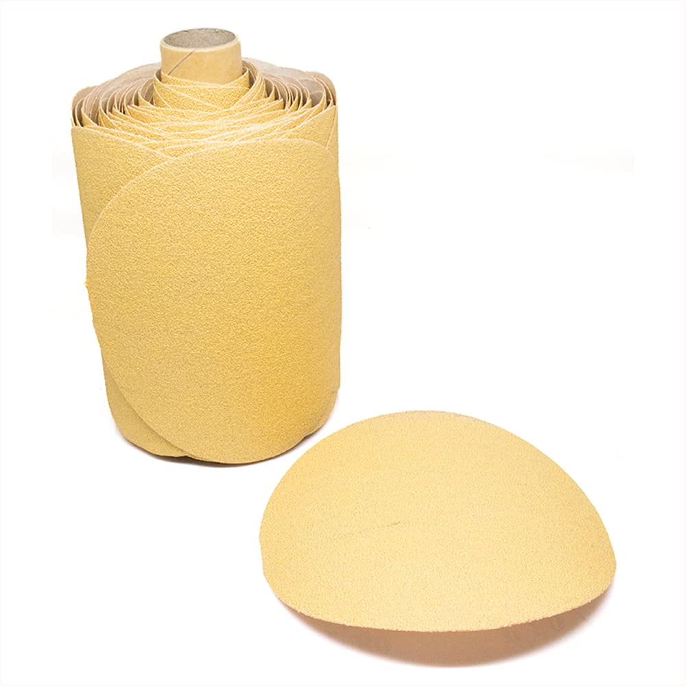 Benchmark Abrasives 5" PSA Gold Self Adhesive DA Sanding Disc Roll ...