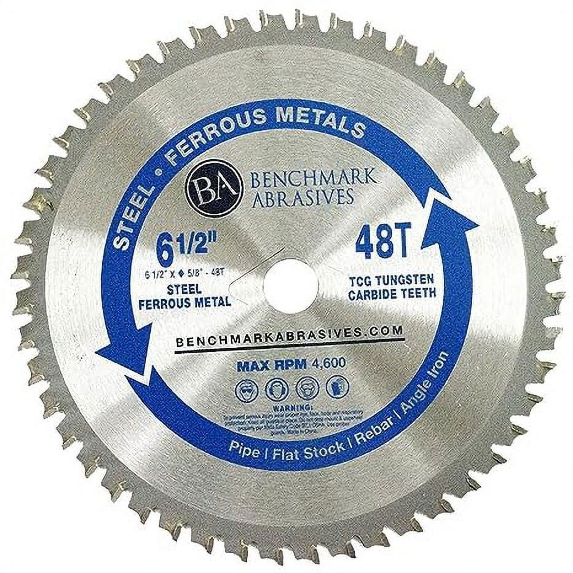 Benchmark Abrasives Circular Saw Power Tool Blades, Tungsten Carbide ...