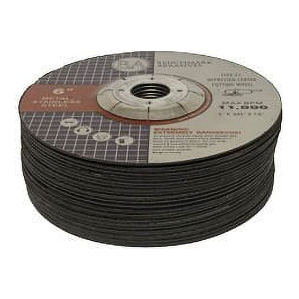 Benchmark Abrasives 6 Inch Aluminum Oxide Depressed Center Thin Type 1 ...