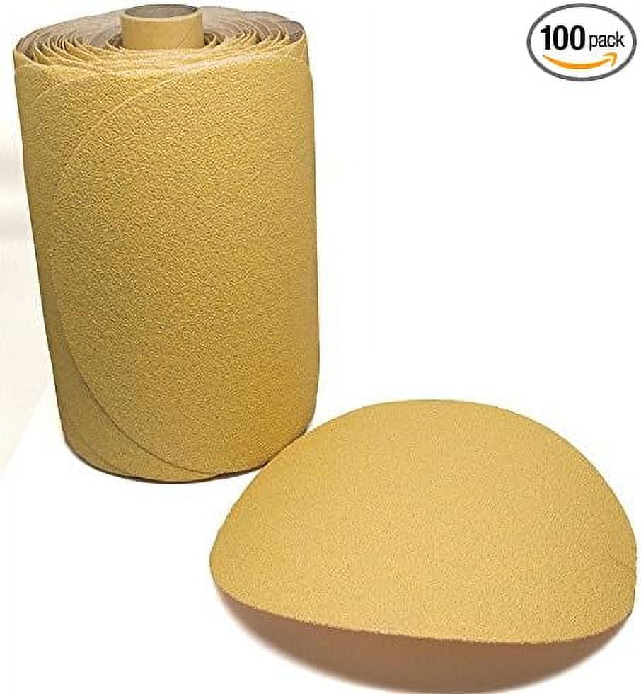 Benchmark Abrasives 6" PSA Gold Self Adhesive DA Sanding Disc Roll ...