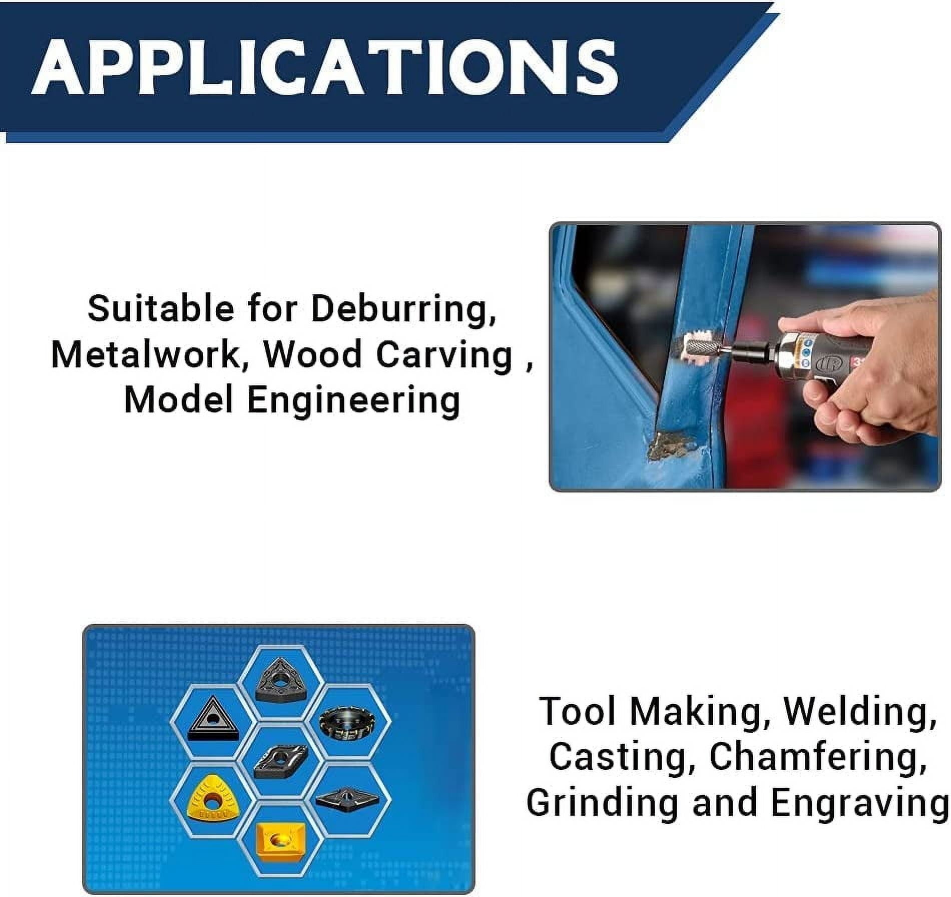 Benchmark Abrasives Cylindrical Shape Ball Nose Premium Double Cut ...