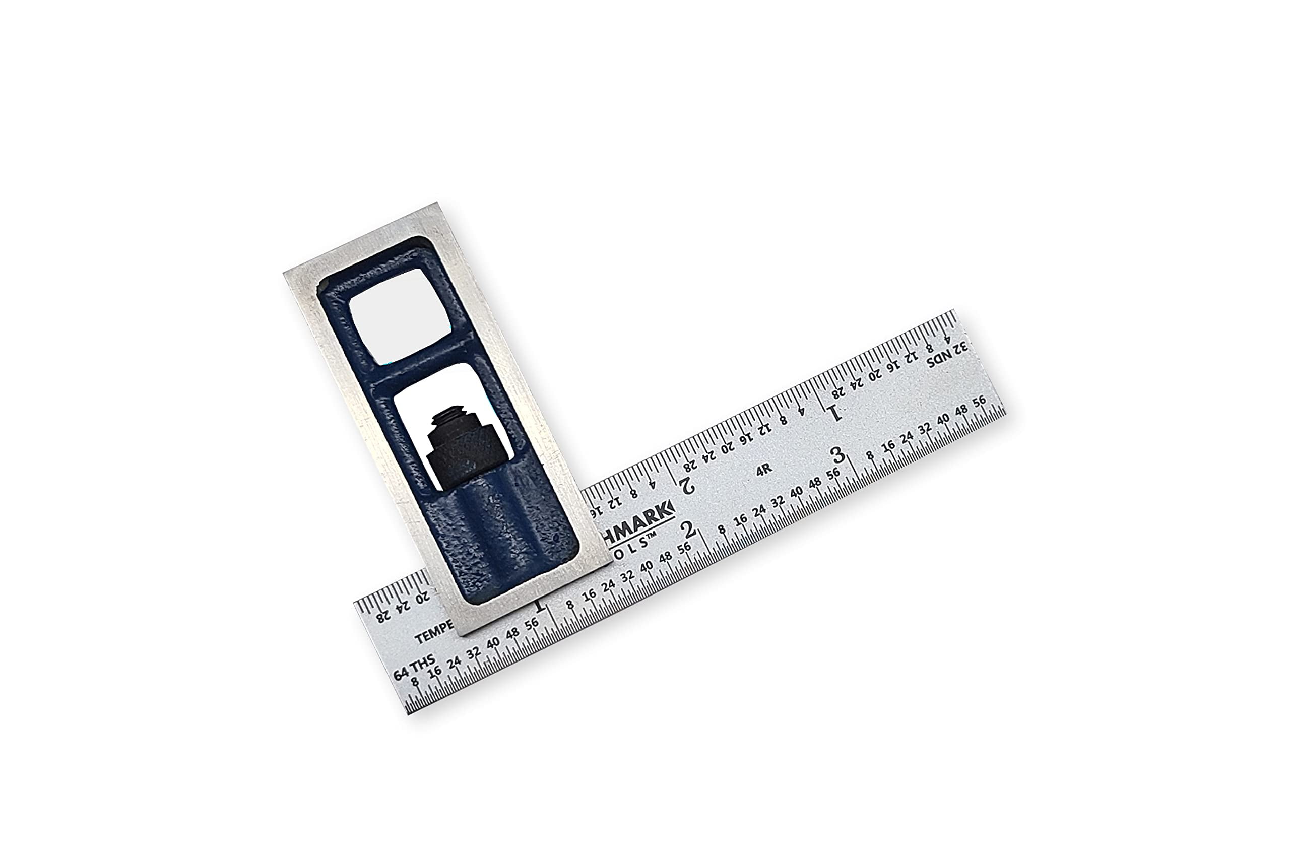 Benchmark Tools 388176 4 inch Precision Double Square 4R Graduations ...