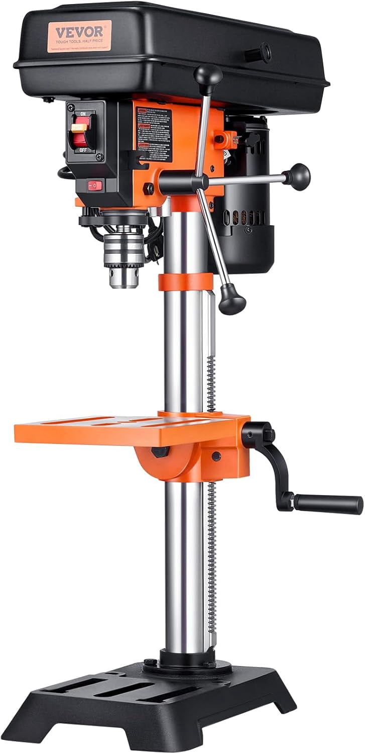 Benchtop Drill Press, 3.2 & 5-Speed Adjustable Drill Press with 10 in ...