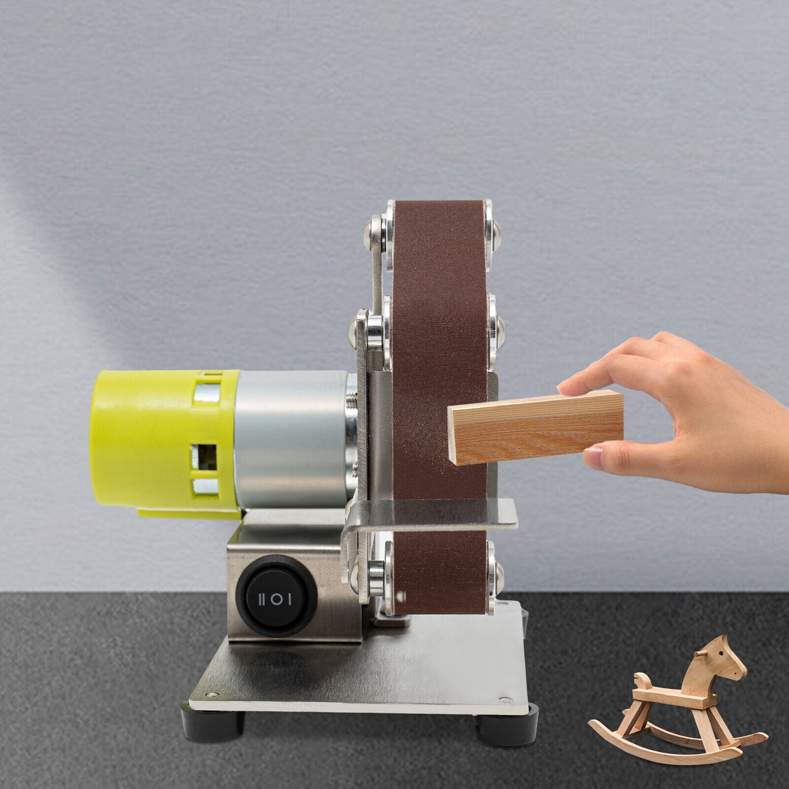 Benchtop Electric Sanding Grinding Machine 7-Speed Adjustable Wood ...