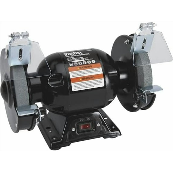 Benchtop Grinder with 6in. Wheel, 2.1 Amps, 1/2 HP, 3560 RPM Max. Speed ...