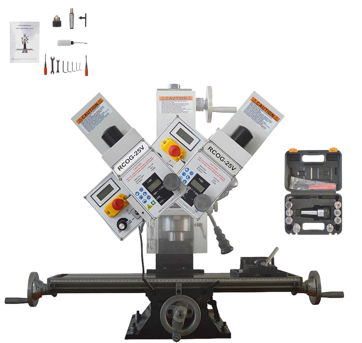 Benchtop Milling Drilling Machine MT3 Brushless Motor for Wood Metal ...
