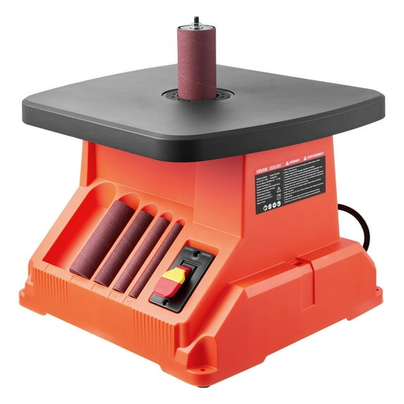 Benchtop Oscillating Spindle Sander with 6 Sanding Sleeves, 2400 RPM ...