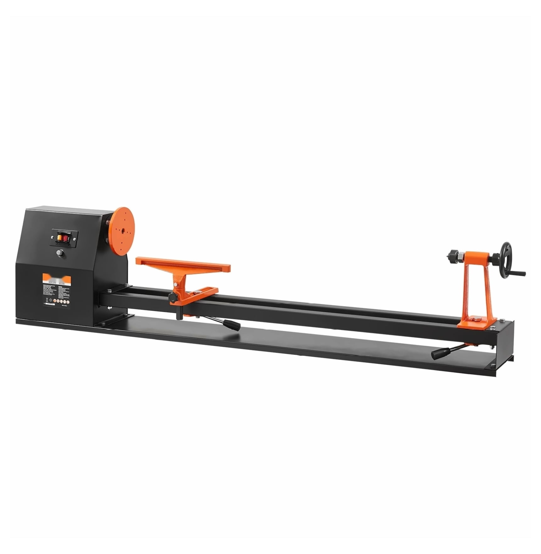 Benchtop Wood Lathe 14x40 inch - 0.5 HP Wood Turning Lathe Machine - 4 ...