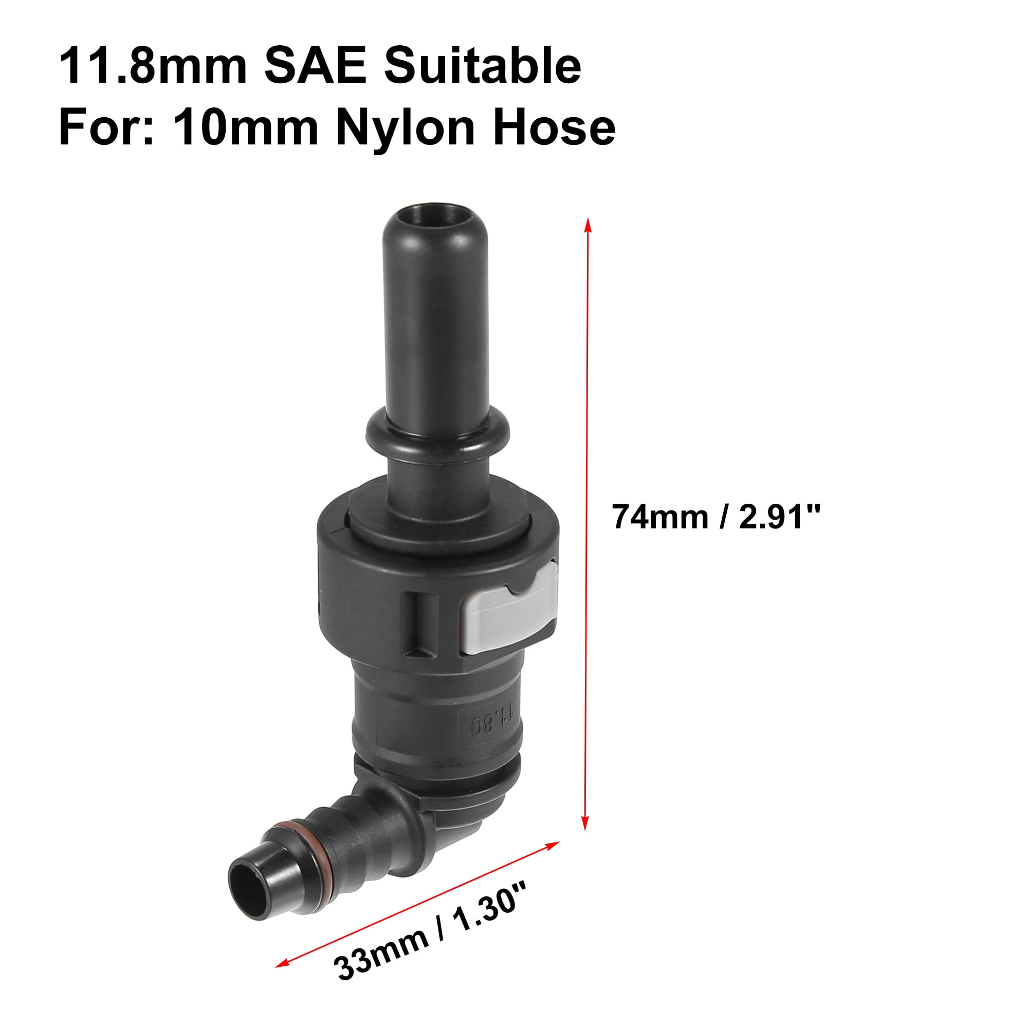 Bend 11.8mm-Fuel Line Hose Quick Release Connector Disconnect Hose Fuel ...