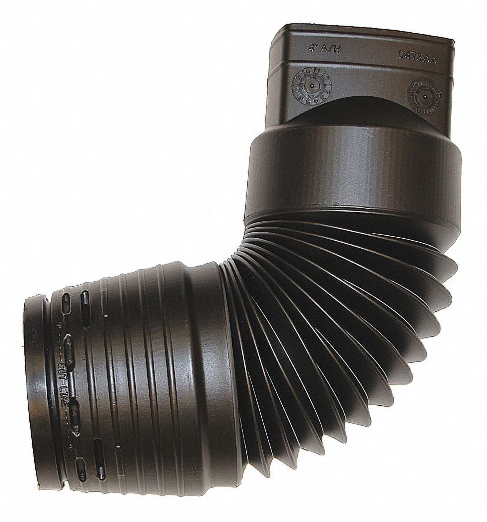 Bend-A-Drain Downspout Adapter, 3 in For Pipe Size 335132-2 - Walmart.com