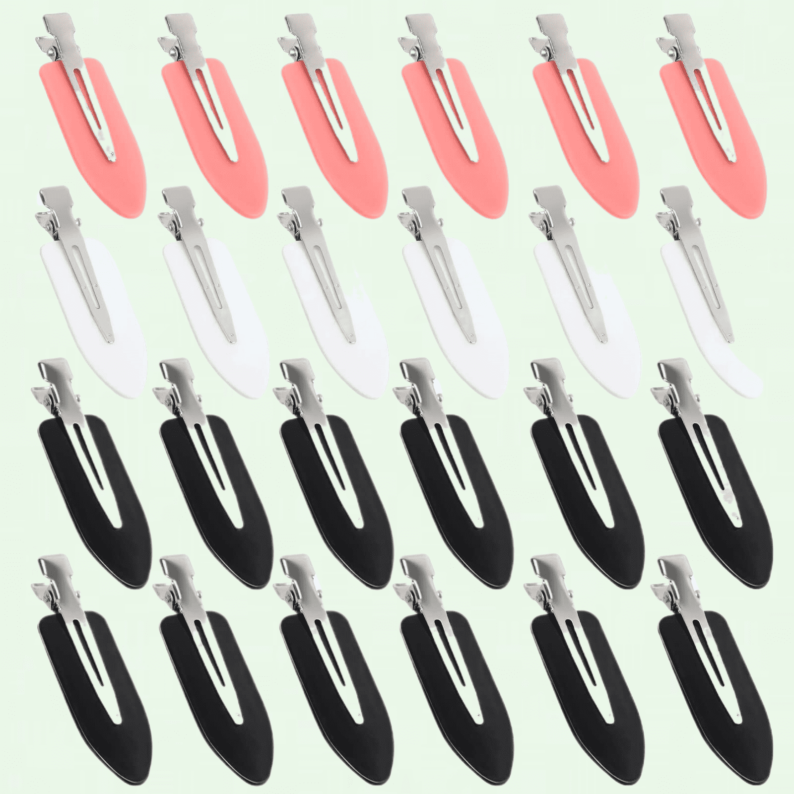 Bend-Free Hair Clips Set of 24, Hair Clip Accessories for Hairstyles ...